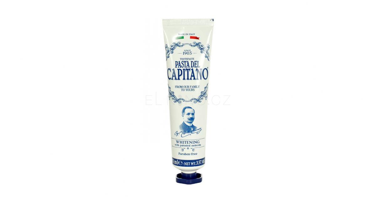 Pasta Del Capitano Whitening Zubní pasta 75 ml poškozená krabička ...
