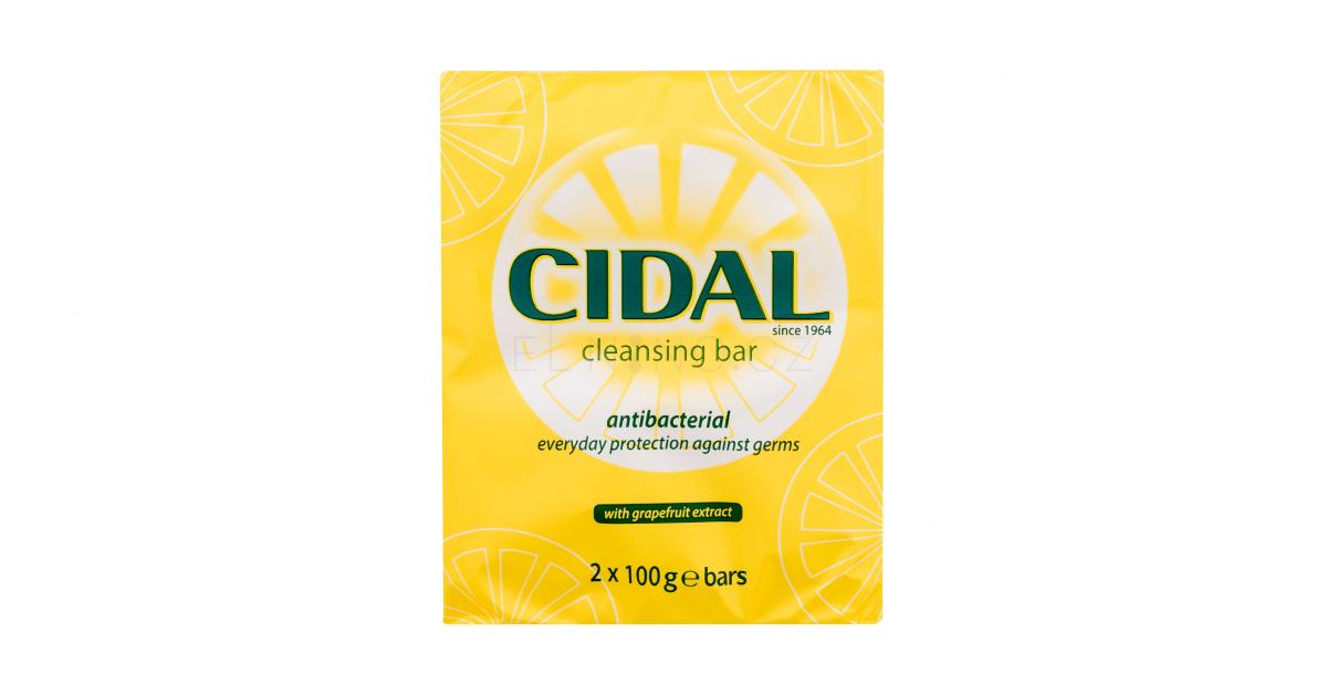 Cidal Cleansing Soap Antibacterial Tuhé mýdlo 2x100 g | ELNINO.CZ