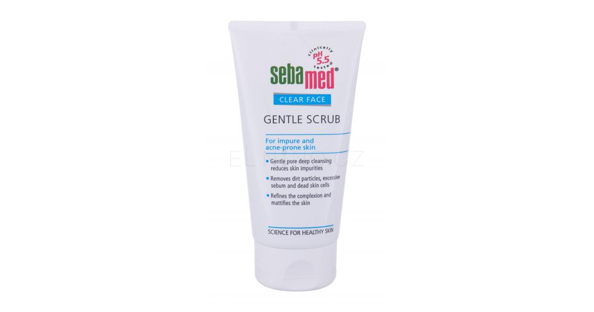 SebaMed Clear Face Gentle Scrub Peeling pro ženy 150 ml | ELNINO.CZ