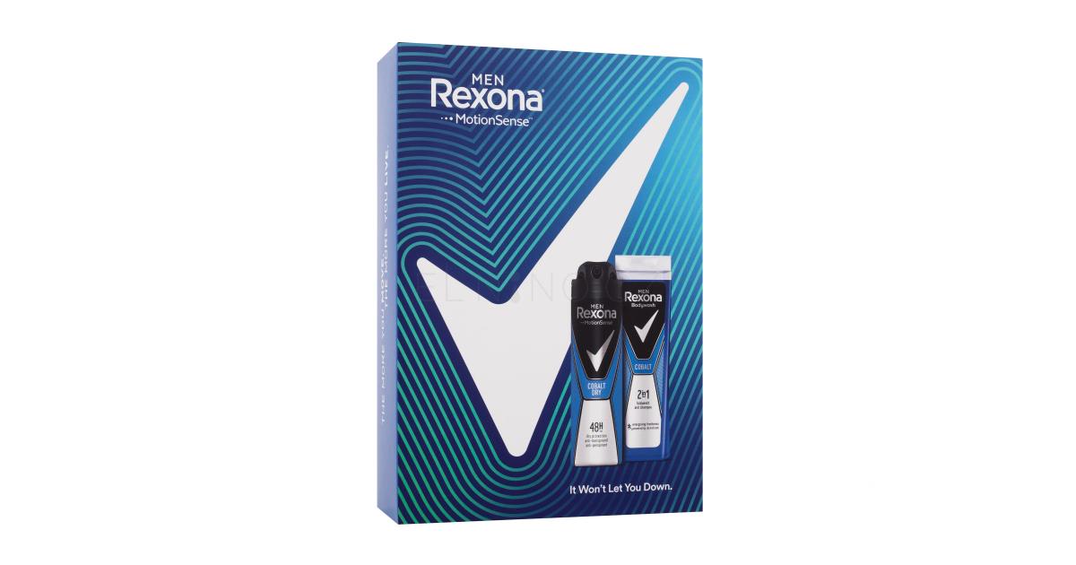 Rexona Men Cobalt Gift Set Dárková kazeta sprchový gel Men Cobalt 2in1 ...