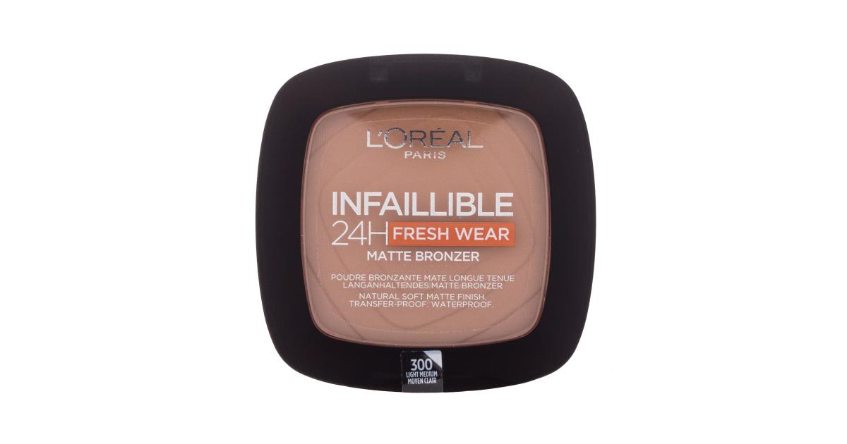 L'Oréal Paris Infaillible 24H Fresh Wear Matte Bronzer Bronzer pro ženy ...
