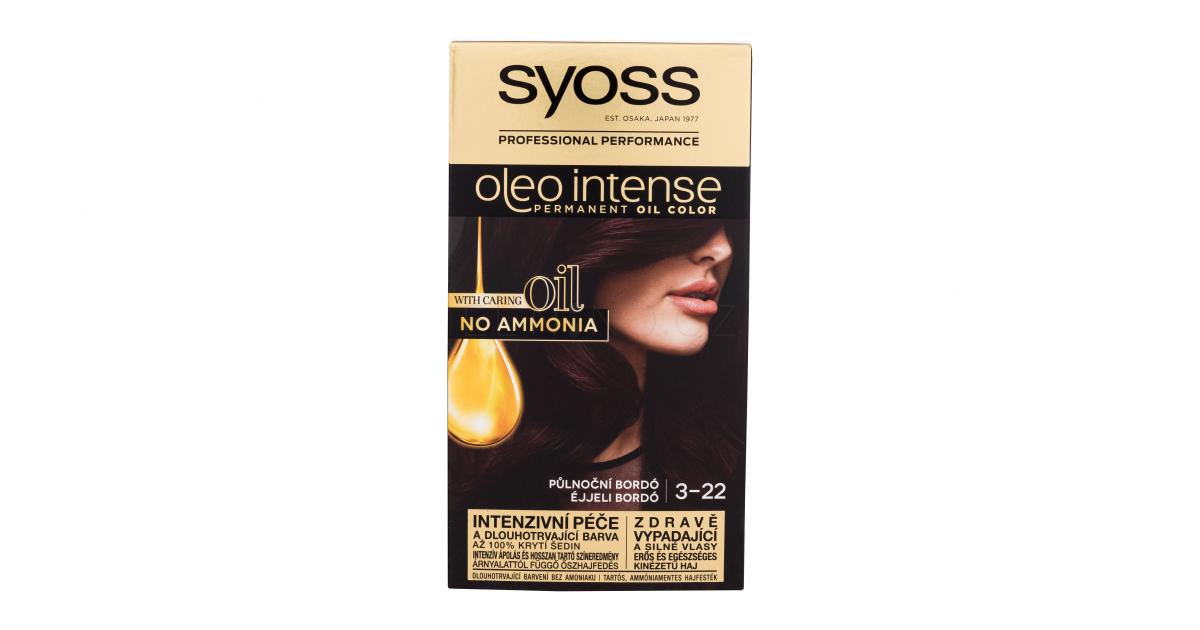 Syoss Oleo Intense Permanent Oil Color Barva na vlasy pro ženy 50 ml ...