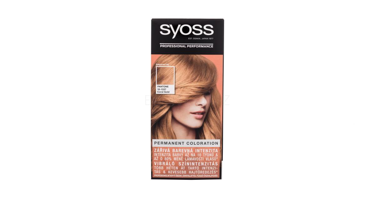 Syoss Permanent Coloration Barva na vlasy pro ženy 50 ml Odstín 9-67 ...