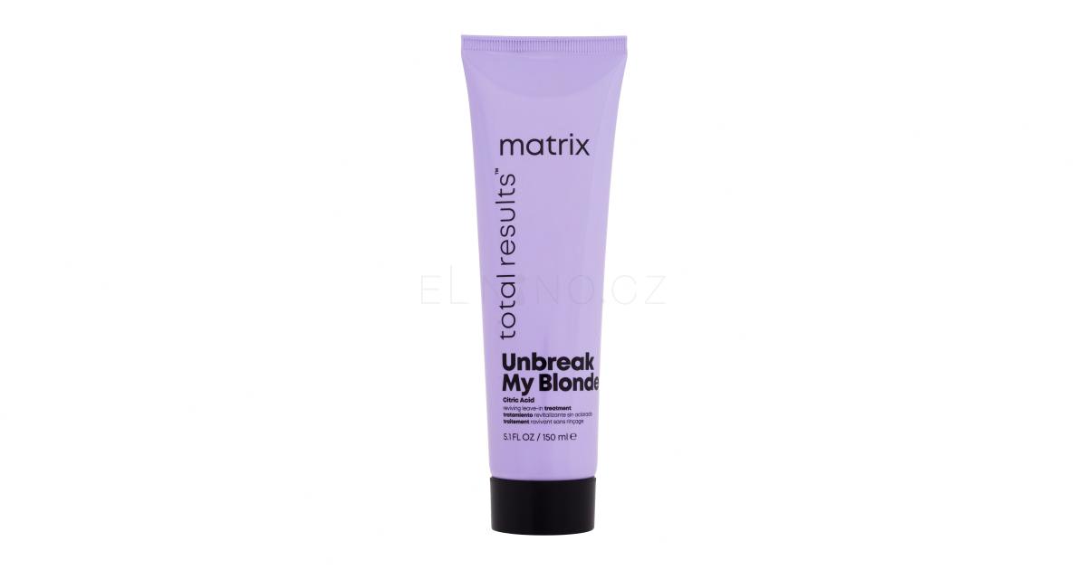 Matrix Unbreak My Blonde Reviving Leave-In Treatment Balzámy na vlasy ...