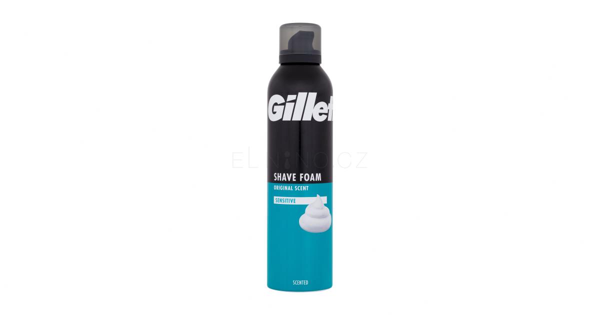 Gillette Shave Foam Original Scent Sensitive Pěna na holení pro muže ...