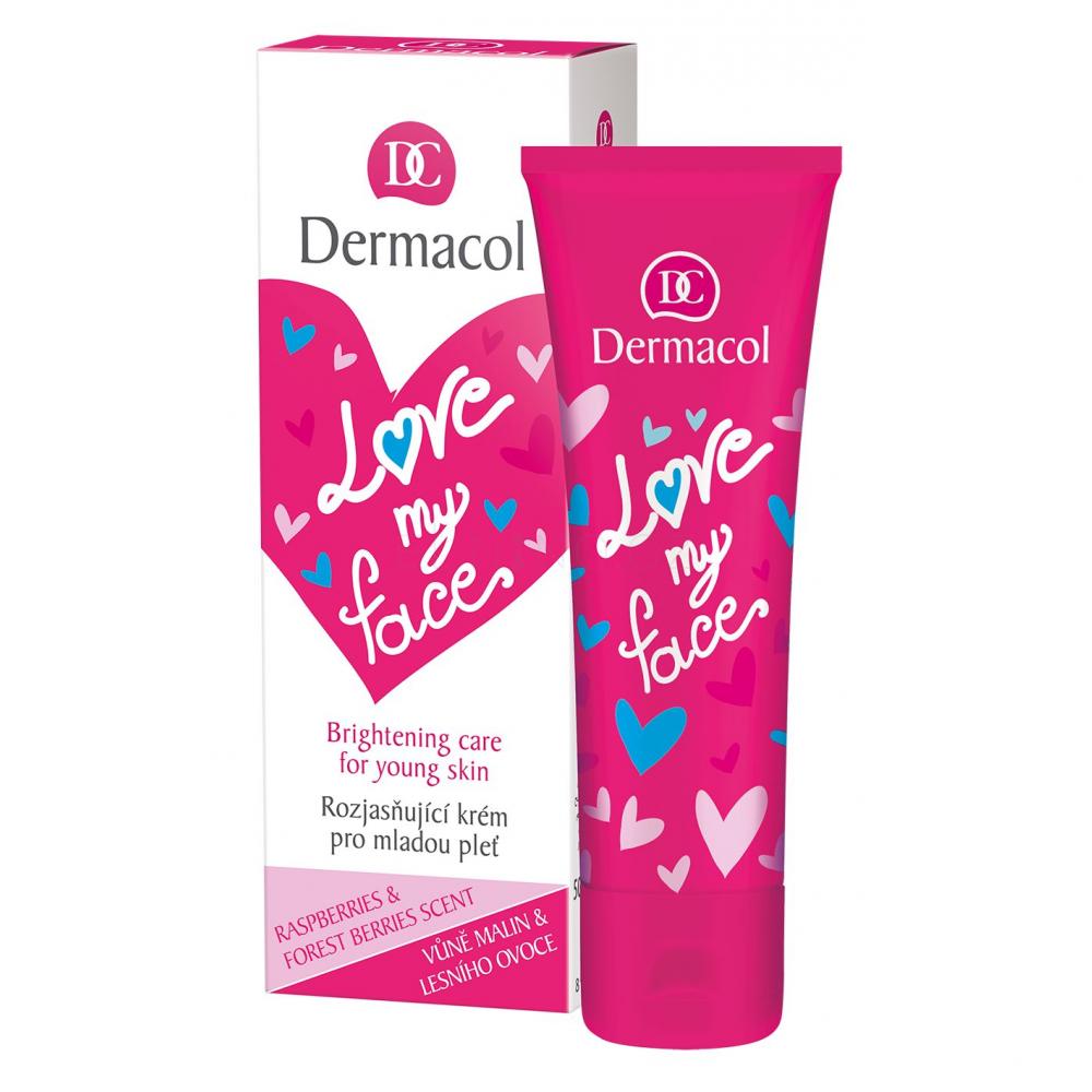 Dermacol Love My Face Brightening Care Denní pleťový krém pro ženy 50 ...