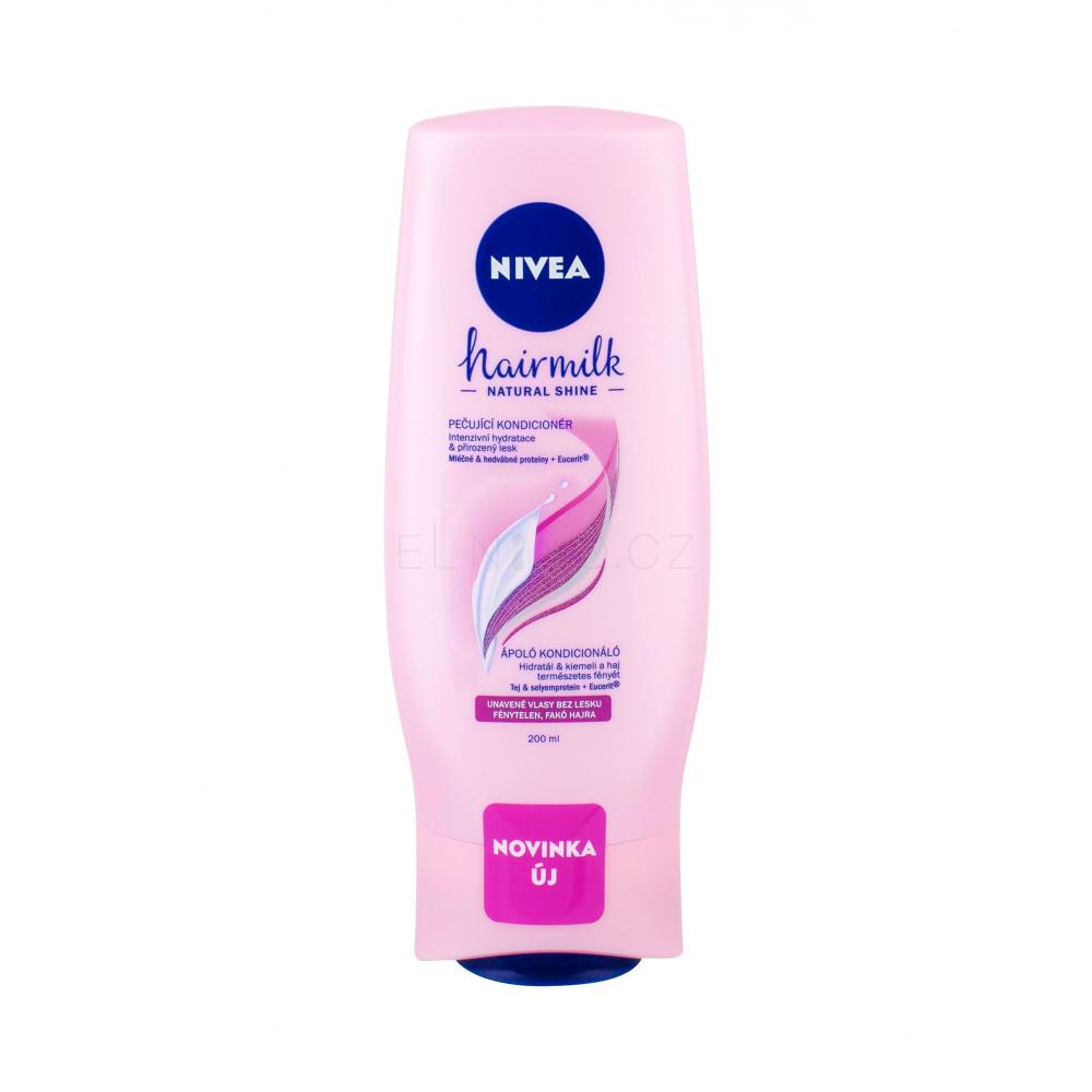 Nivea Hair Milk Natural Shine Kondicionér pro ženy 200 ml | ELNINO.CZ