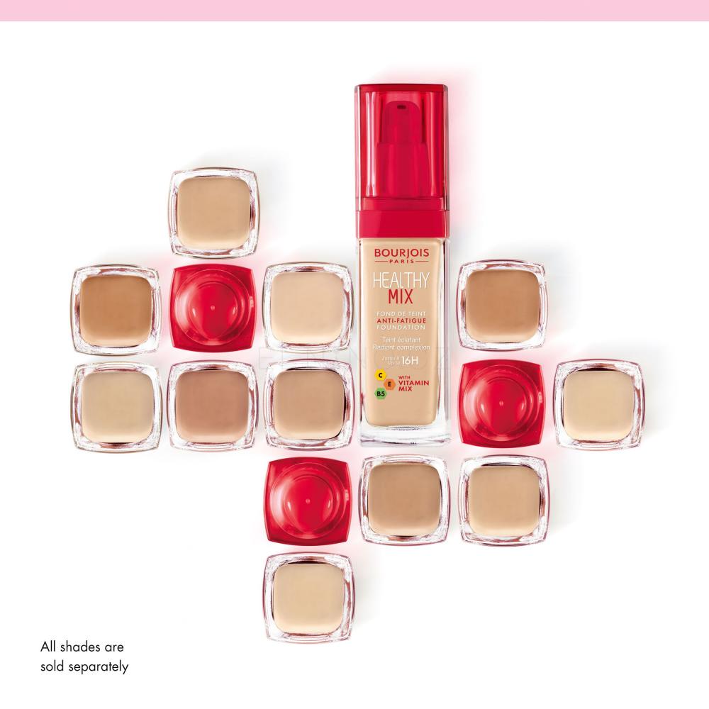 BOURJOIS Paris Healthy Mix Anti-Fatigue Foundation Make-up pro ženy 30 ...