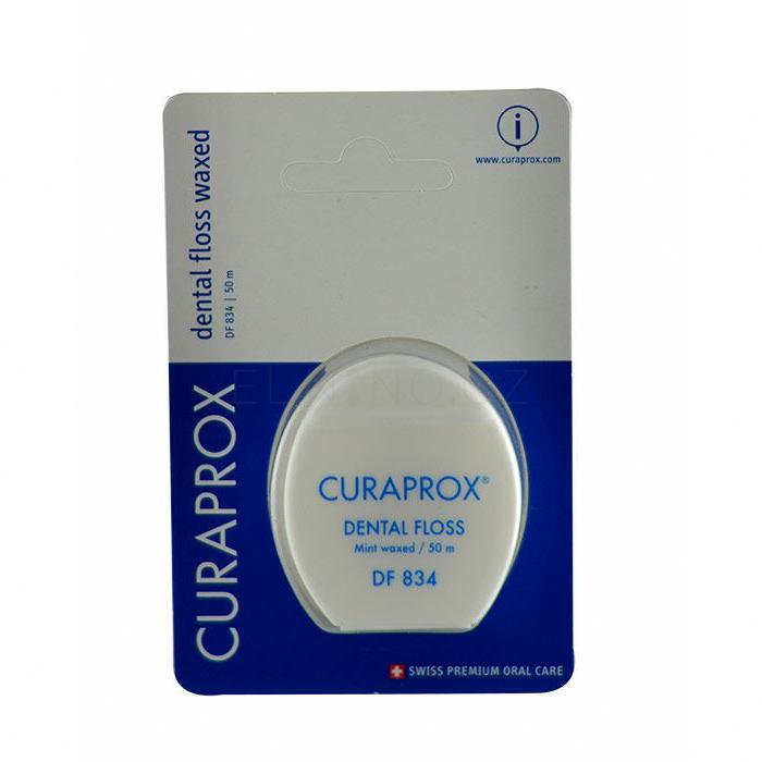 Curaprox Dental Floss Mint Vaxed Zubní nit 1 ks | ELNINO.CZ