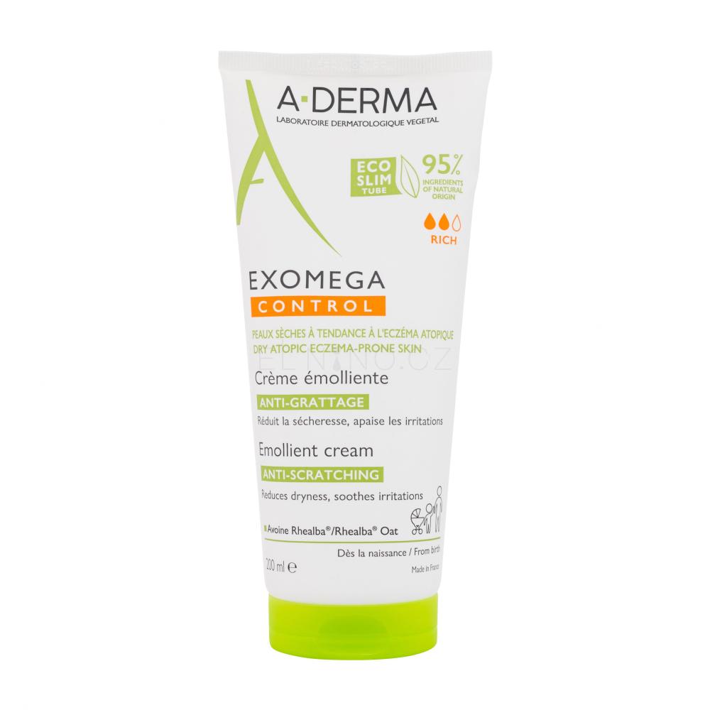 A-Derma Exomega Control Rich Emollient Cream Tělový krém 200 ml | ELNINO.CZ