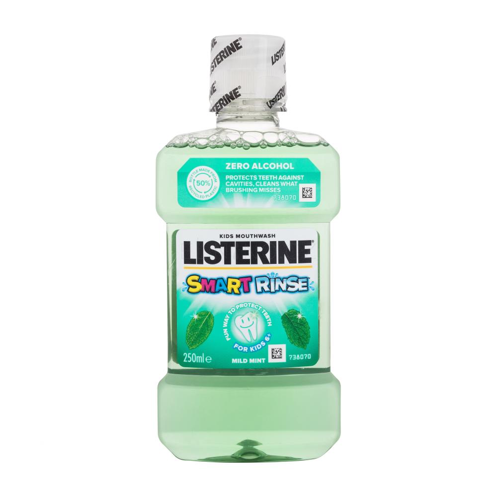 Listerine Smart Rinse Mild Mint Mouthwash Ústní voda pro děti 250 ml ...