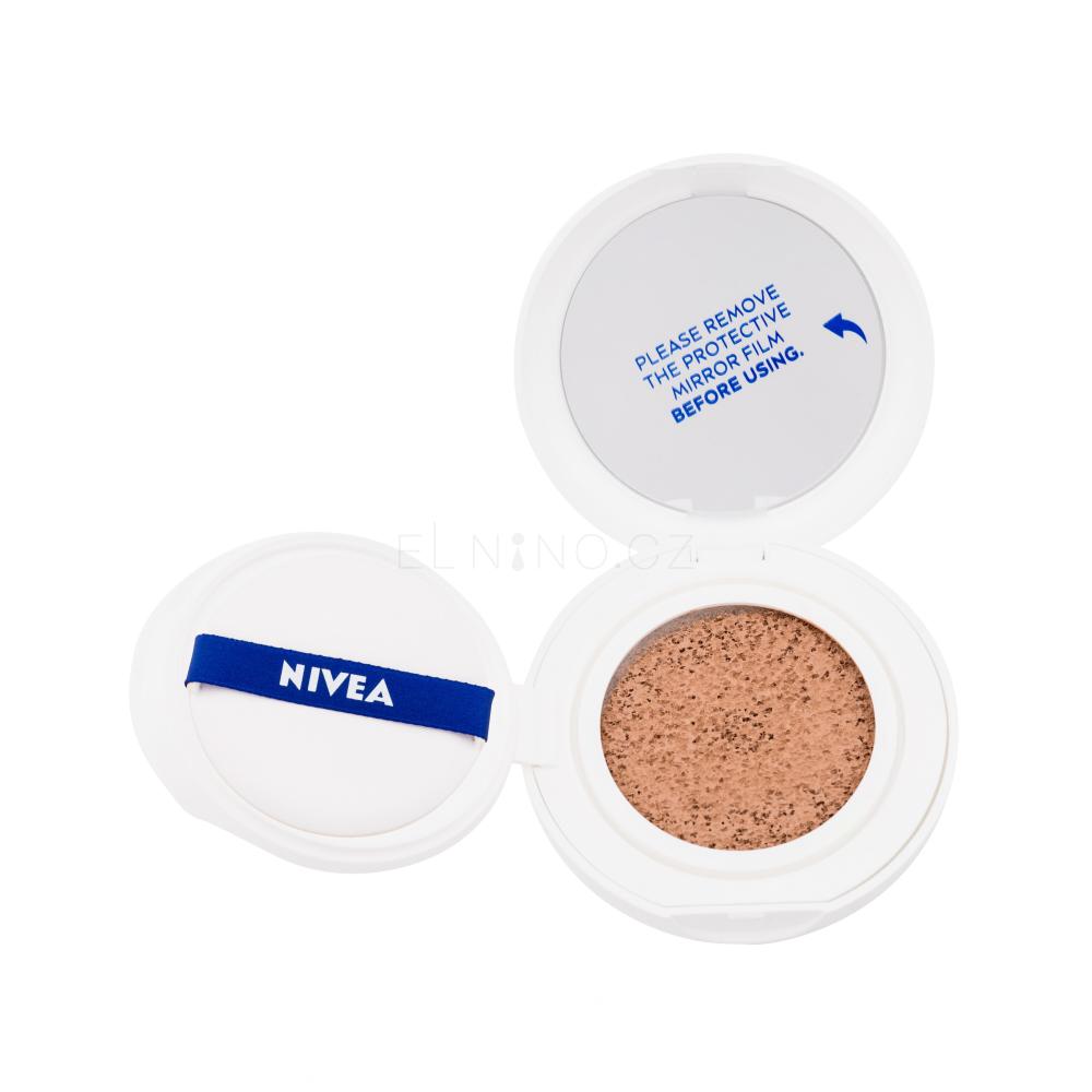 Nivea Cellular Expert Finish 3in1 Care Cushion SPF15 Make-up pro ženy ...