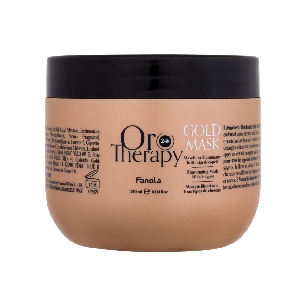 Fanola Oro Therapy 24K Gold Mask Maska na vlasy pro ženy 300 ml | ELNINO.CZ