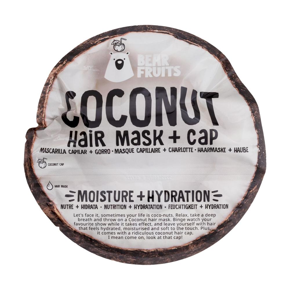 Bear Fruits Coconut Hair Mask + Cap Maska na vlasy pro ženy Set | ELNINO.CZ