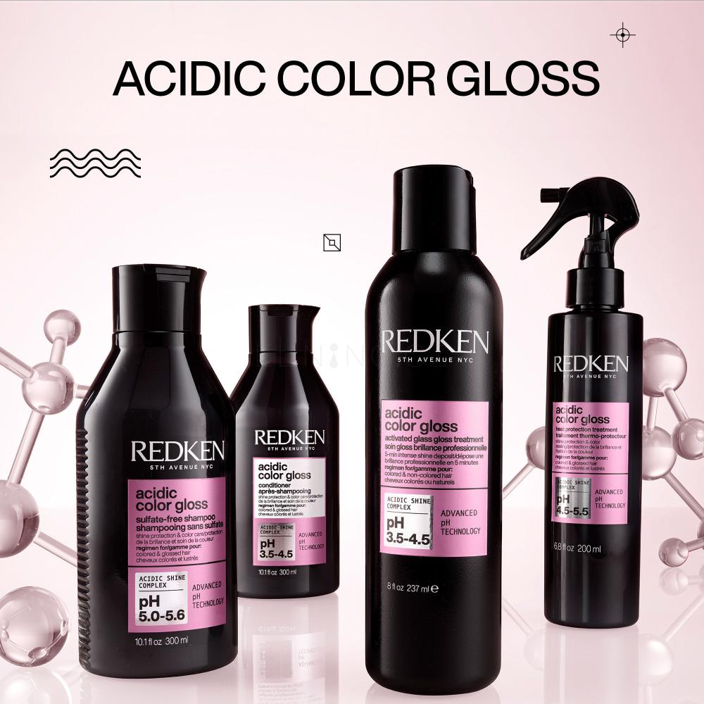 Redken Acidic Color Gloss Heat Protection Treatment Pro tepelný styling ...
