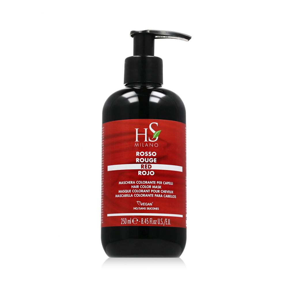 HS MILANO Hair Color Mask Barva na vlasy 250 ml Odstín Red | ELNINO.CZ