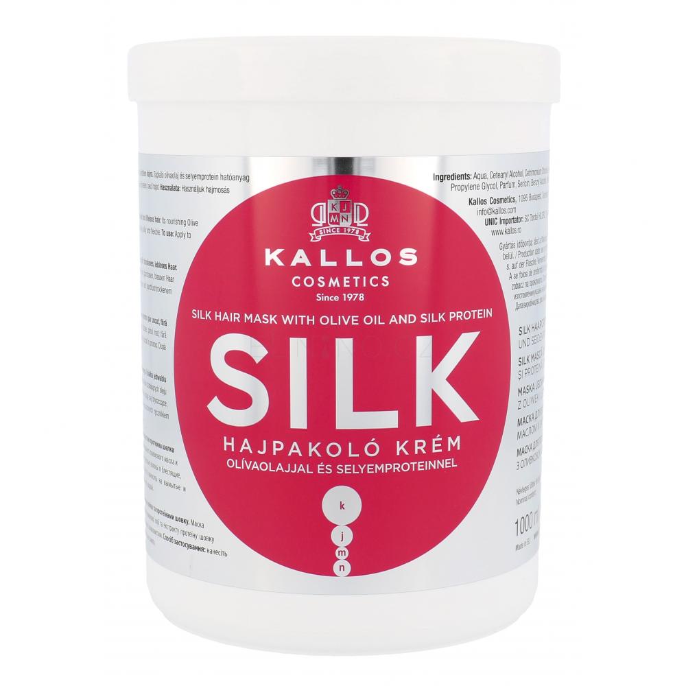 Kallos Cosmetics Silk Maska na vlasy pro ženy 1000 ml | ELNINO.CZ