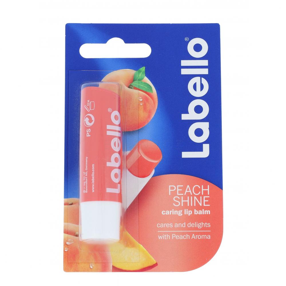 Labello Peach Shine Balzám na rty pro ženy 5,5 ml | ELNINO.CZ