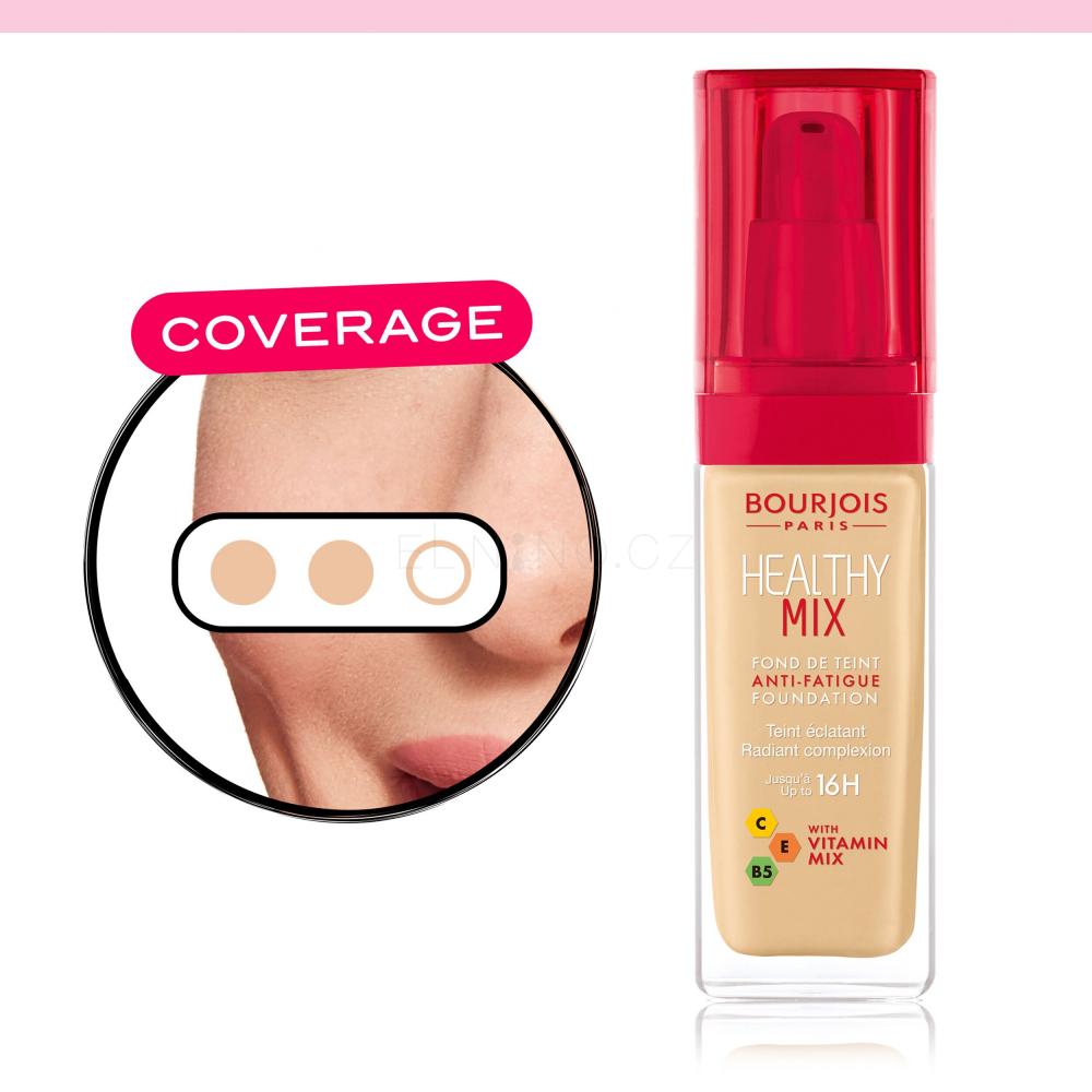 BOURJOIS Paris Healthy Mix Anti-Fatigue Foundation Make-up pro ženy 30 ...